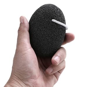 2PCS Natural Foot Pumice Stone for Feet, Borogo Lava Pedicure Tools Hard Skin Callus Remover for Feet and Hands - Remove Dead Skin, Heels, Elbows