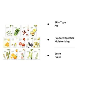 Nature Republic Real Nature Mask Sheet 10pcs Original Korean Mask Sheet