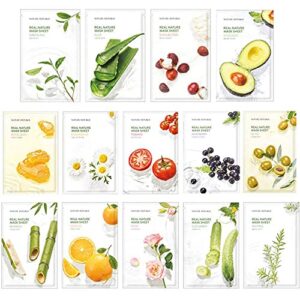 nature republic real nature mask sheet 10pcs original korean mask sheet