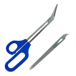 nail clippers, long handled toenail scissors clippers for seniors thick toenails ingrown toenail clippers,8 inch toe nail clippers adult thick nails long handle – finger scissor 2pc