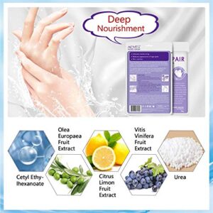 Hand Peel Mask 5 Pack, Moisturizing Gloves, Exfoliating Hand Peeling Mask, Hand Mask, Moisture Enhancing Gloves for Dry Hands, Repair Rough Skin Remove Dead Skin for Women or Men