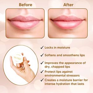 YUGLO Moisture & Collagen Booster Lip Sleeping Mask | Treatment to Restore, Hydrate & Plump Dry, Chapped Lips - Vanilla