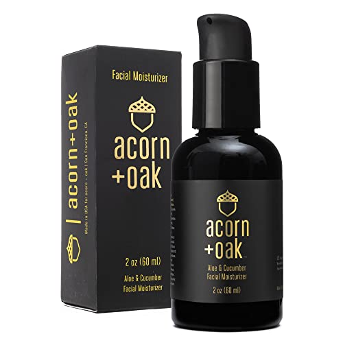 acorn + oak Face Moisturizer Balm - Facial Serum Moisturizing Cream with Organic Natural Ingredients - Great for Soothing and Nourishing Skin with Shea Butter, Aloe Vera, and Lavender