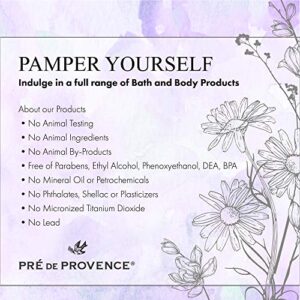 Pre de Provence Artisanal French Moisturizing Soap Bar, Shea Butter Enriched, Quad Milled for Long Lasting Rich Smooth Lather, 5.3 Ounce, Lavender