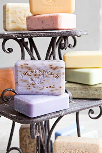 Pre de Provence Artisanal French Moisturizing Soap Bar, Shea Butter Enriched, Quad Milled for Long Lasting Rich Smooth Lather, 5.3 Ounce, Lavender