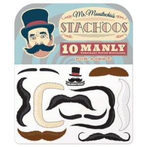 Mr. Moustachio Stach'oos, Temporary Mustache Tattoos