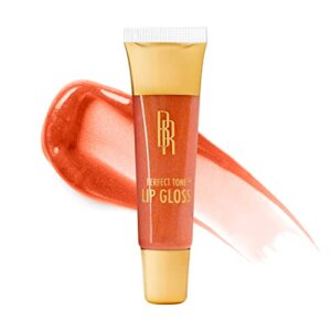 black radiance perfect tone lip gloss, caramel kiss, 0.4 ounce