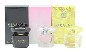 versace variety 3 piece mini gift set