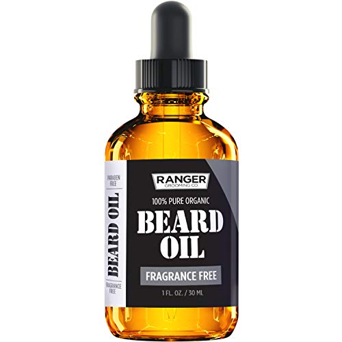 Leven Rose Beard Oil for Men and Beard Softener 100% Pure Natural for Bearded Men, Mustaches, and Moisturized Skin 1 oz by Ranger Grooming Co