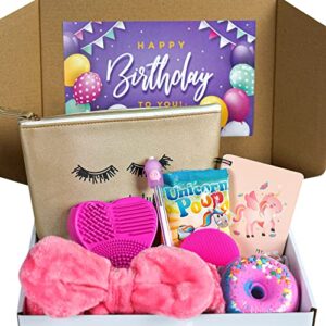 birthday gift box for teen girls – set of 8 unique presents from colbox gift