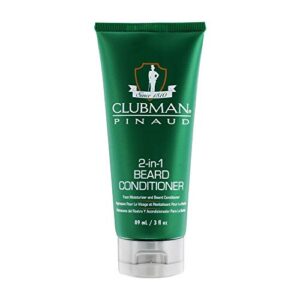 clubman pinaud 2-in-1 beard conditioner and face moisturizer, 3 oz