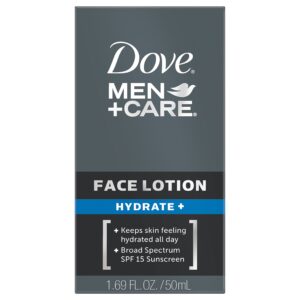 DOVE MEN + CARE Face Lotion, Hydrate+ 1.69 oz