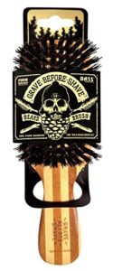 grave before shave beard brush