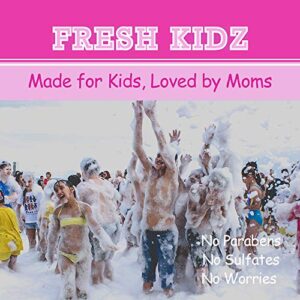 Fresh Kidz Keep It Kind Natural Hair & Body Wash for Kids & Teens - Girls Pink, 16.9 fl.oz.