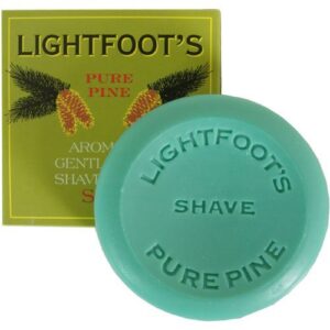 lightfoot’s classic pine british london creme shave shaving soap men