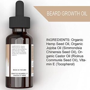 Beard Growth Kit - Hair Growth & Hair Serum - Beard Growth Oil and Beard Roller - Hair Growth for men - Stimulate Beard Growth with our Beard Serum and Growth Roller