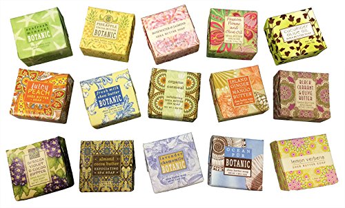 Greenwich Bay Trading Company Soap Sampler 15 pack of 1.9oz bars - Bundle 15 items