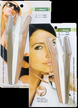 BioSwiss Eyebrow Razor Bikini Line Trimmer 3 Pack