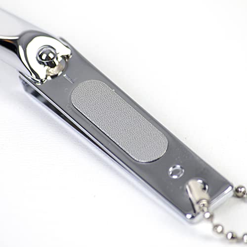 Nail Clipper by Lionesse - Fingernail Cutter Nail Tool for Men, Women, Seniors - Stainless Steel Curved Blade - Easy to Use