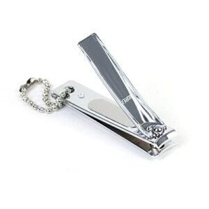 Nail Clipper by Lionesse - Fingernail Cutter Nail Tool for Men, Women, Seniors - Stainless Steel Curved Blade - Easy to Use