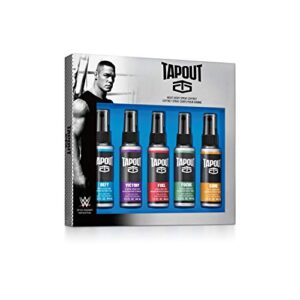 tapout men’s body spray five pack gift set