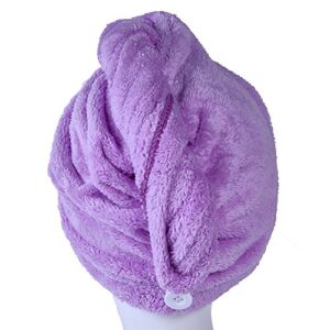 yyxr microfiber hair drying towel ultra absorbent twist hair turban drying cap hair wrap