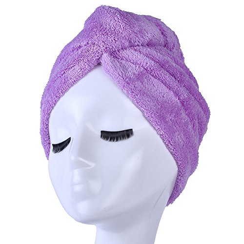 YYXR Microfiber Hair Drying Towel Ultra Absorbent Twist Hair Turban Drying Cap Hair Wrap