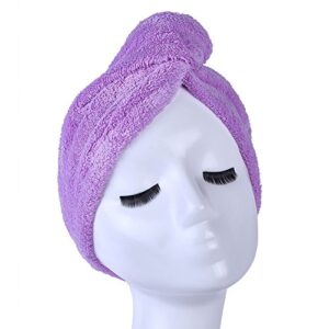 YYXR Microfiber Hair Drying Towel Ultra Absorbent Twist Hair Turban Drying Cap Hair Wrap