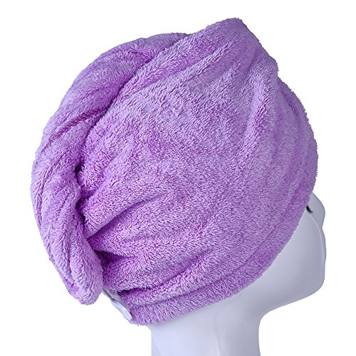 YYXR Microfiber Hair Drying Towel Ultra Absorbent Twist Hair Turban Drying Cap Hair Wrap