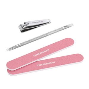 tweezerman exclusive dusty rose tea manicure set