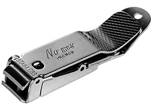 No-mes Toenail Clipper, Catches Clippings, Patented Ergonomic Grip, Made in USA