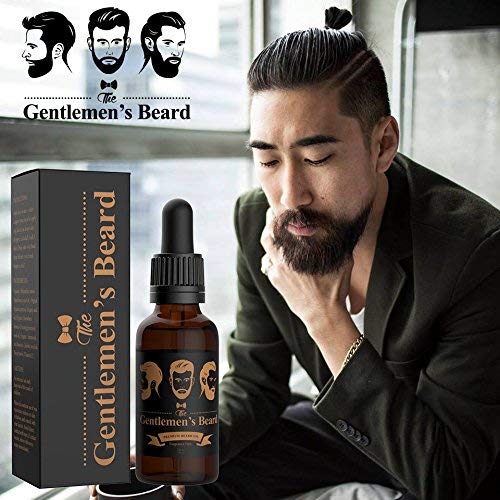 Fragrance Free Beard Oil & Beard Balm Kit - Leave-in Conditioner & Softener - All Natural - Styles, Strengthens, Thickens & Softens Promoting Healthier Beard & Mustache Growth - Moisturizes Skin