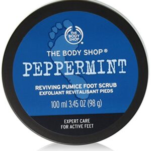 The Body Shop Peppermint Reviving Pumice Exfoliating Foot Scrub, 100ml