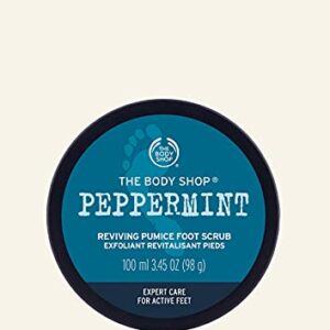 The Body Shop Peppermint Reviving Pumice Exfoliating Foot Scrub, 100ml