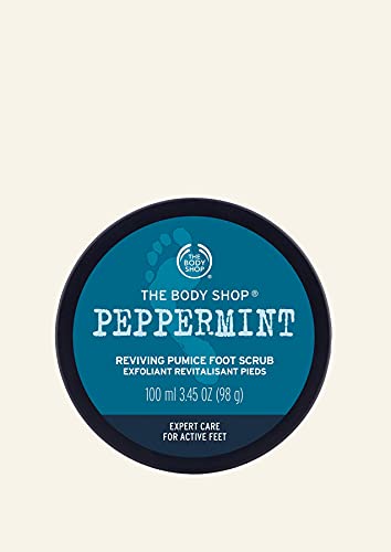 The Body Shop Peppermint Reviving Pumice Exfoliating Foot Scrub, 100ml