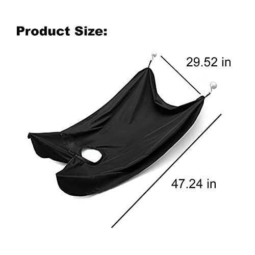 Beard Catcher Apron Shaping Tool Trimmer For Shaving And Trimming Beard Cape For Men With 2 Suction Cups And Hook Accessories - Beard Hair Care Catcher For Shaving Grooming Smock Beard Hair Catcher