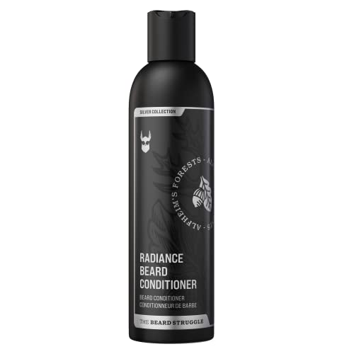 The Beard Struggle - Marksman's Beard Conditioner - Silver Collection , Alfheim's Forests - Nourish, Softens, & Strengthens Beard - Radiance Beard Conditioner for Men (8 Fl oz)