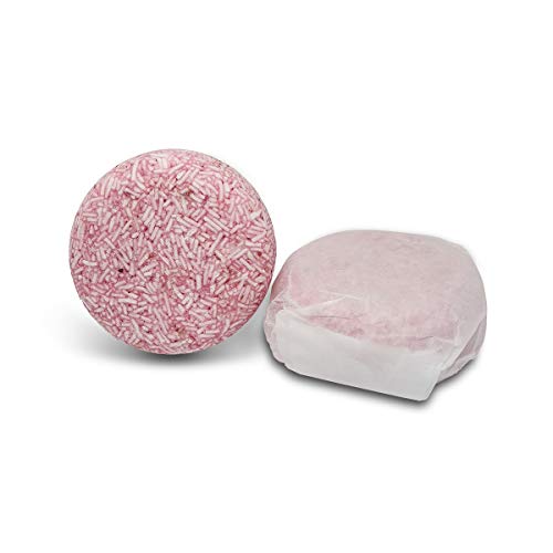 BAMBOEARTH Solid Shampoo Bar And Conditioner Effect Hair Soap – 100% Organic Shampoo Bars For Hair With All Natural Plant Based Essential Oils And Zero Waste Biodegradable Packaging (Rose)