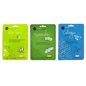 Celavi Essence Face Mask Paper Sheet Korea Skin Care Moisturizing 12 Pack Classic Facial Beauty