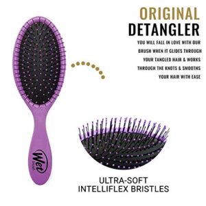 Wet-Brush Detangling Hair Brush - Purple - 2 Pack Detangler - Comb for Women, Men & Kids - Wet or Dry – Removes Knots and Tangles, Best for Natural, Straight, Thick & Curly Hair – Pain Free