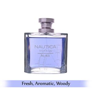 Nautica Voyage N-83 Eau de Toilette Spray, 3.3/3.4 Fl Oz