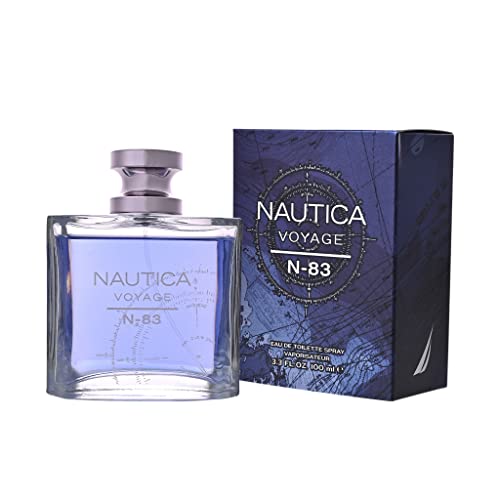 Nautica Voyage N-83 Eau de Toilette Spray, 3.3/3.4 Fl Oz