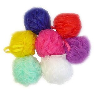 aquasentials mini kid mesh bath puff sponge (8 pack)