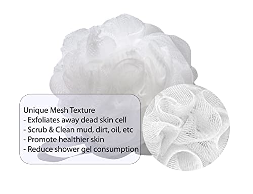 Aquasentials Mini Kid Mesh Bath Puff Sponge (8 Pack)