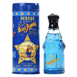 versace blue jeans eau de toilette spray 2.5 oz male cologne