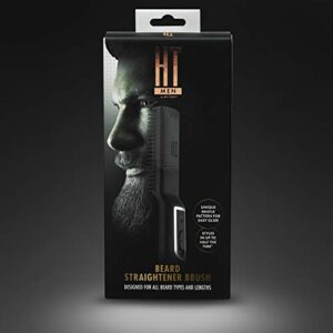 Hot Tools Men’s Beard Straightener Brush| For a Smooth Finish