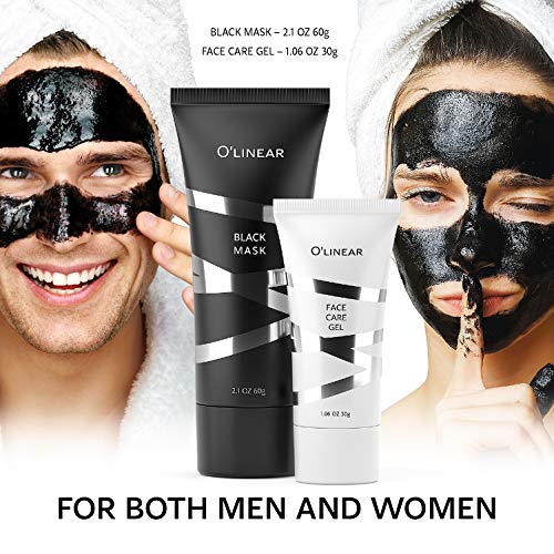 Charcoal Peel Off Face Mask- Blackhead Remover Mask with Organic Activated Charcoal - Oil Removing Detoxifying - Deep Cleansing and Purifying Black Mask & Face Care Gel for Women & Men