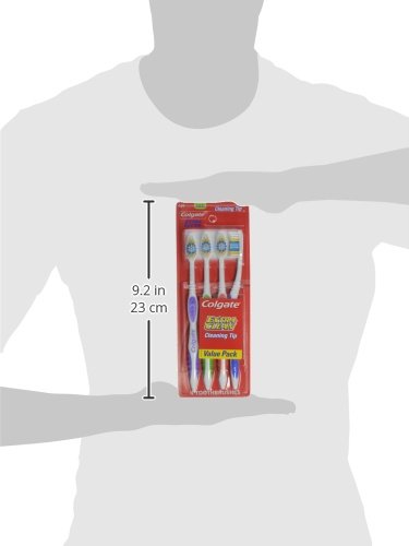 Colgate Extra Clean Full Head Toothbrush, Medium - 4 Count