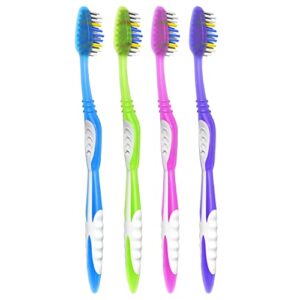 Colgate Extra Clean Full Head Toothbrush, Medium - 4 Count