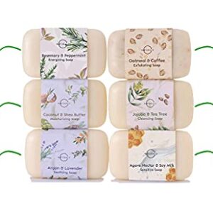 O Naturals. Natural Soap Collection and Green Tea Soap Collection Bundle. Two 6 packs 4 ounce Each Bar